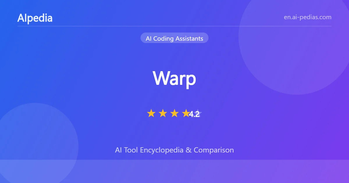 Warp Review 2026: Pricing, Features, Pros & Cons | AIpedia
